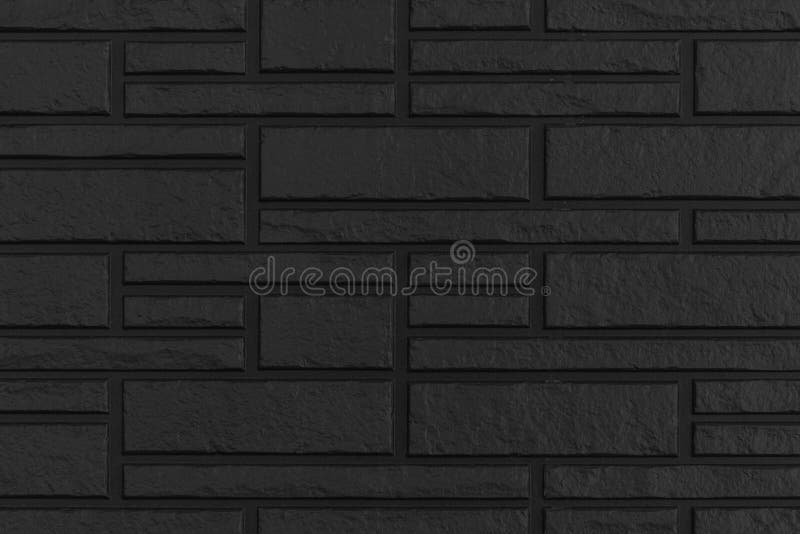 Pattern of Black Stone Cladding Wall Tile Texture and Seamless ...