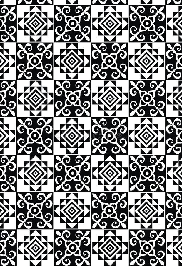 BLOCK PATTERN DESIGN ALLOVER BACKGROUND for PRINT Stock Illustration ...
