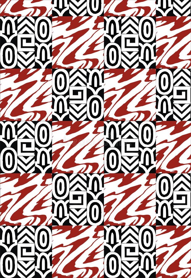 BLOCK PATTERN DESIGN ALLOVER BACKGROUND for PRINT Stock Illustration ...