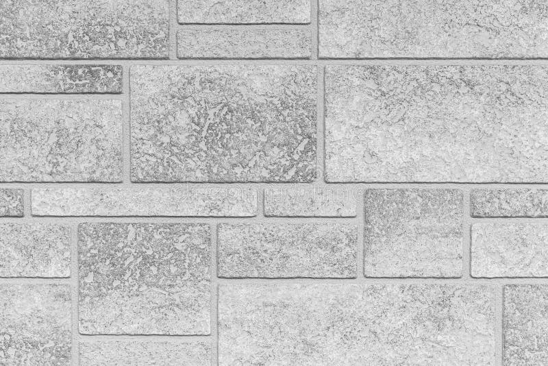 Pattern of White Stone Cladding Wall Tile Texture and Seamless ...