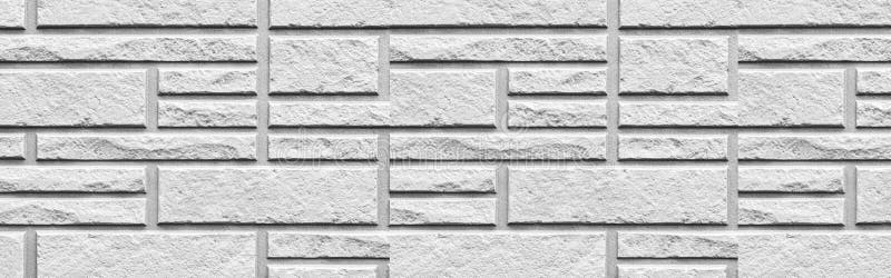 Block Pattern of White Stone Cladding Wall Tile Texture and Seamless ...