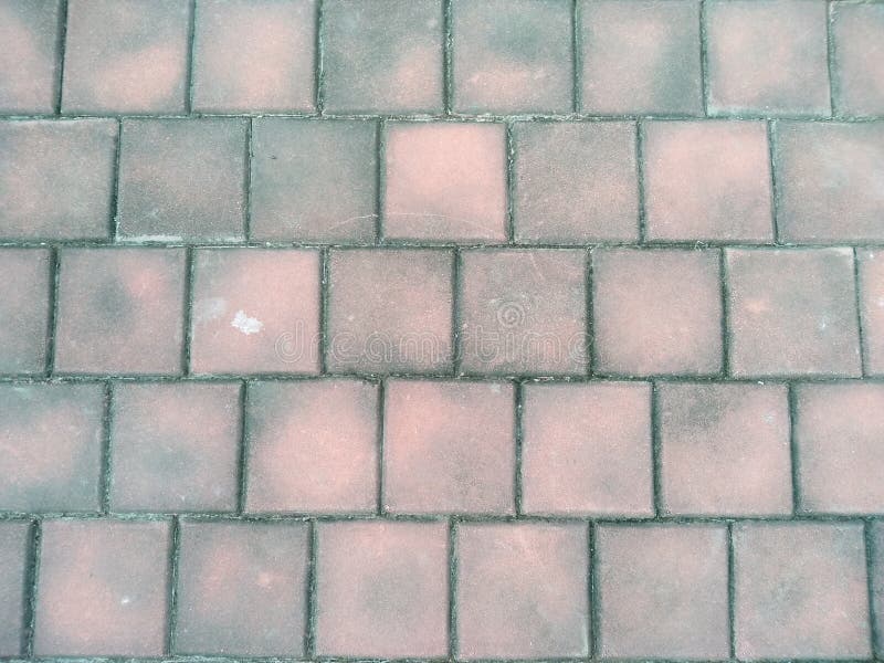 Paving Floor in the Front Yard of the House Stock Image - Image of ...