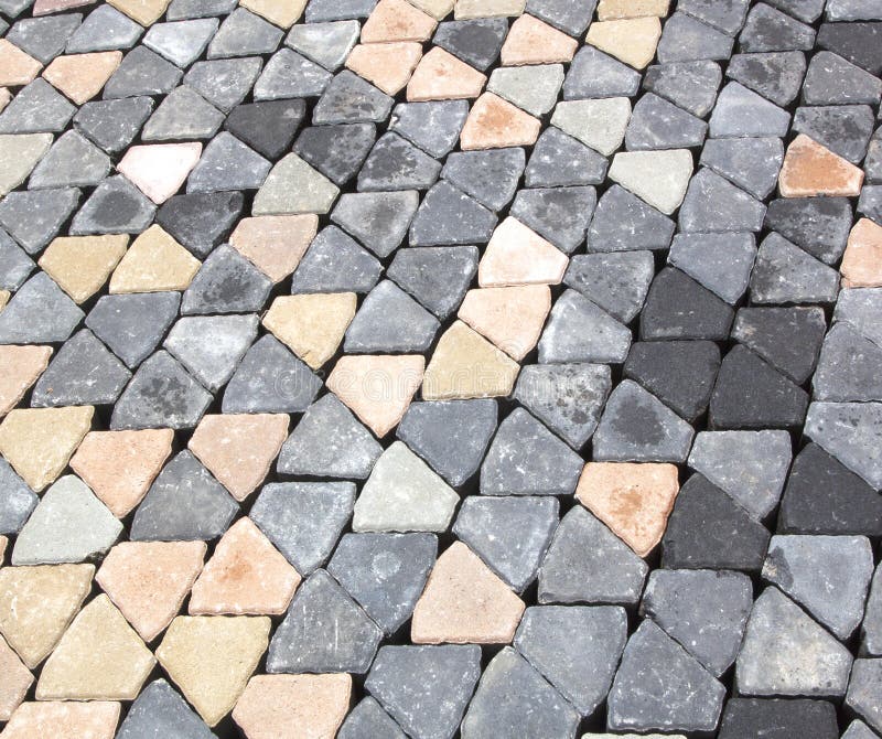 Block paving stones stock image. Image of cobble, cobblestone - 74268445