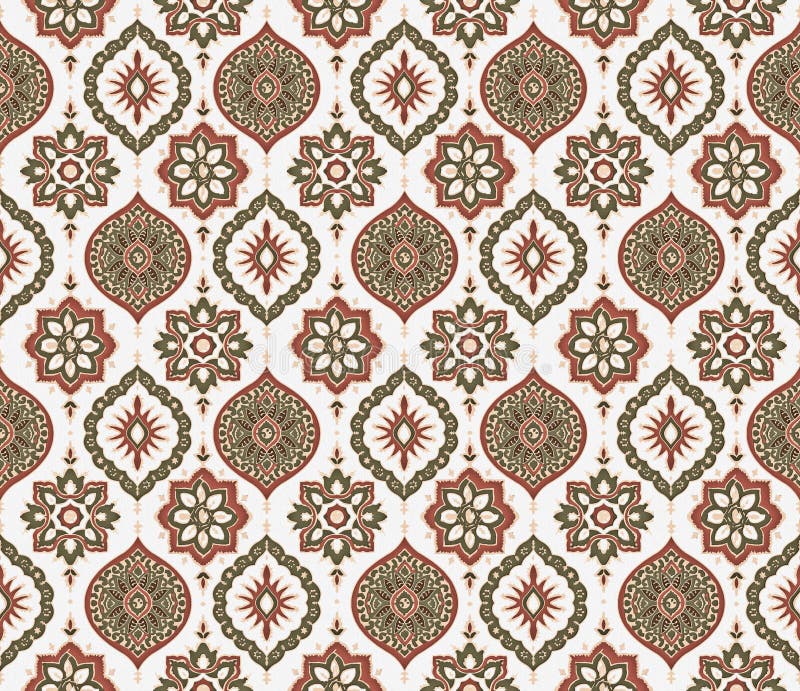 1995471626 Seamless Geometrical Abstract Indian Traditional Pattern ...