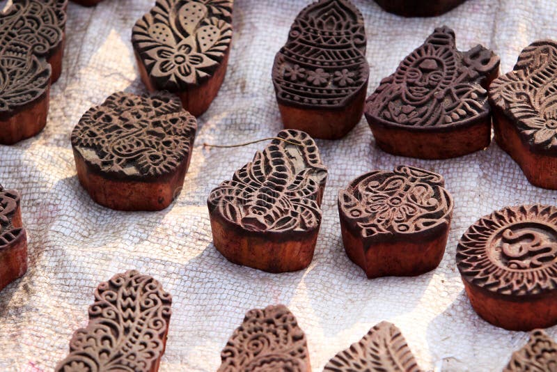 Block Printing for Textile in India. Jaipur Block Printing Traditional ...