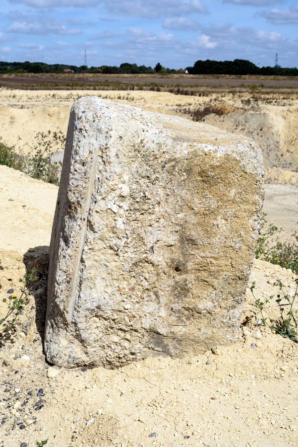 Block of Rock in Sunshine stock photo. Image of brown - 78348418