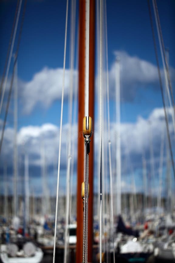Block from the Sailing Ship Stock Image - Image of pulley, rope: 27408519
