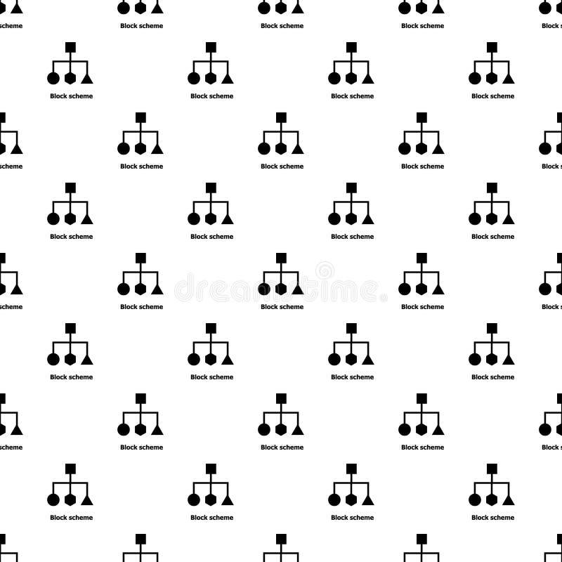 Seamless Repeating Block Pattern in Blue and White Stock Illustration ...
