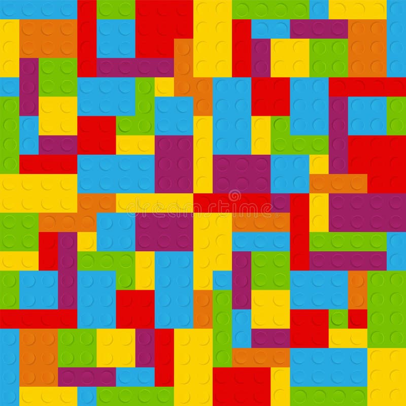 Block Seamless Pattern Vector Illustration Stock Vector - Illustration ...