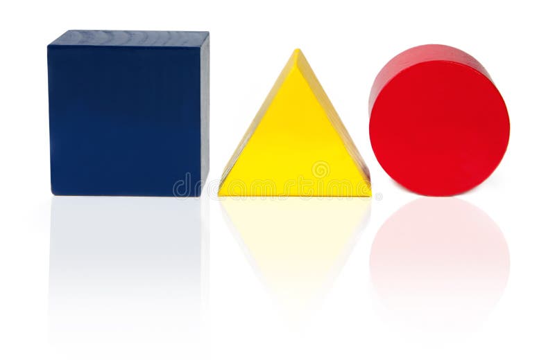 Block Shapes stock image. Image of painted, colors, objects - 6434437