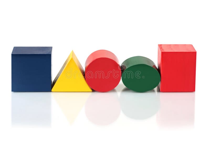 Block Shapes stock photo. Image of carved, shapes, reflection - 6434470