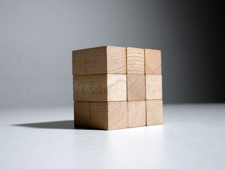 Block stack stock image. Image of qube, wood, wooden, blocks - 66319