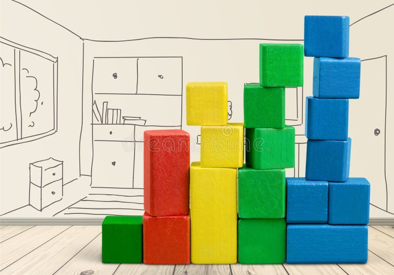 Block Steps stock image. Image of achievement, orange - 60355985