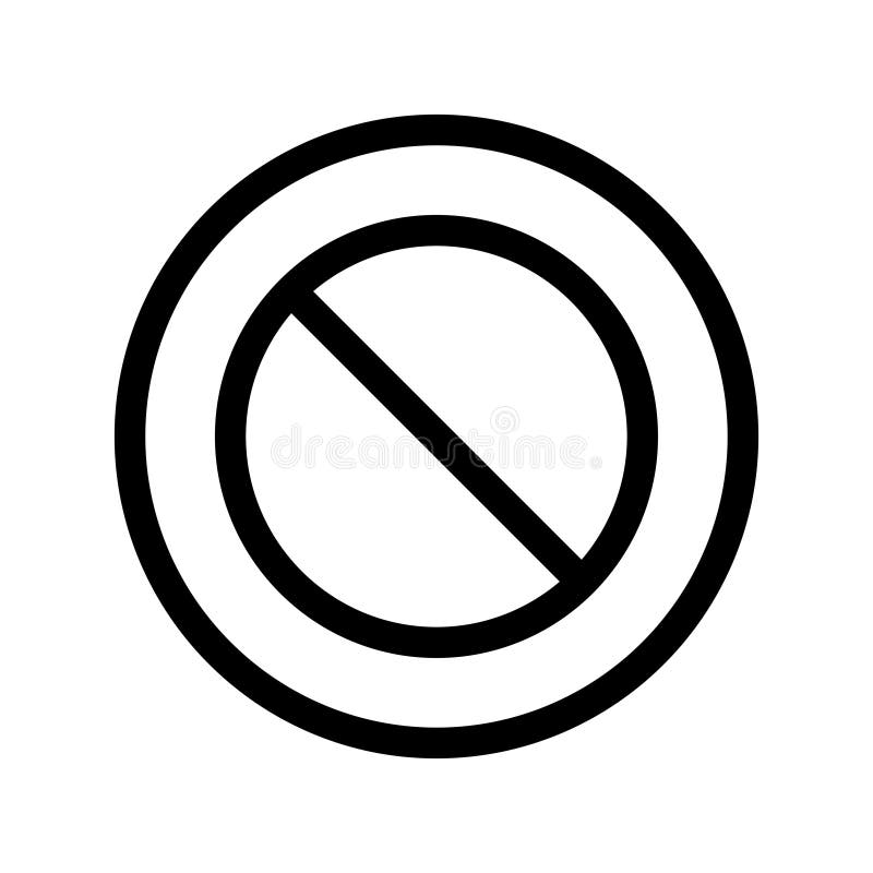 Block, stop icon stock vector. Illustration of beautiful - 219806034
