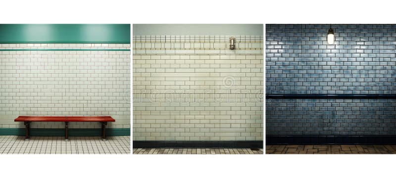 Block Subway Tile Background Texture Stock Illustration - Illustration ...