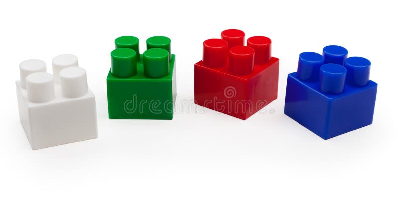 Toy Blocks, Multicolor Wooden Game Cube, Blank Boxes Stock Image ...