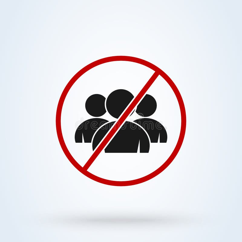 Block User and Group. Simple Vector Modern Icon Design Illustration ...