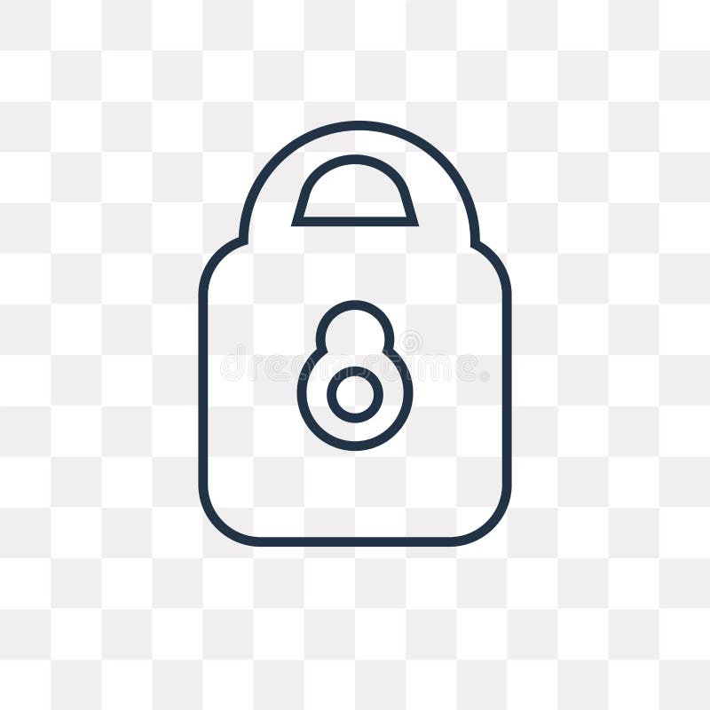 Block Vector Icon Isolated on Transparent Background, Linear Block ...