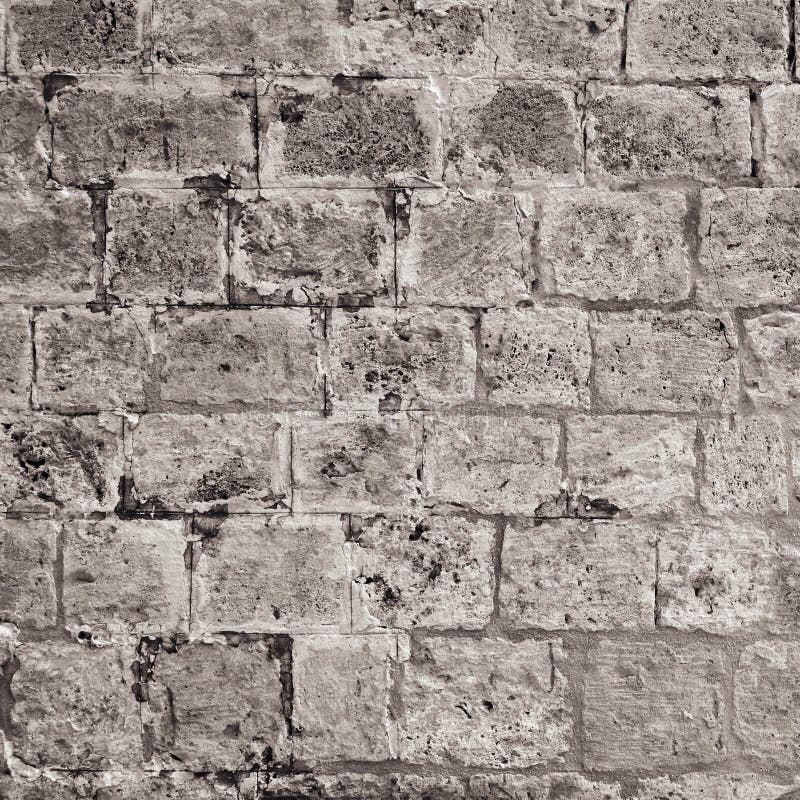Block Wall Ceiling Floor Rustic Monotone Texture. Ancient Stonework ...