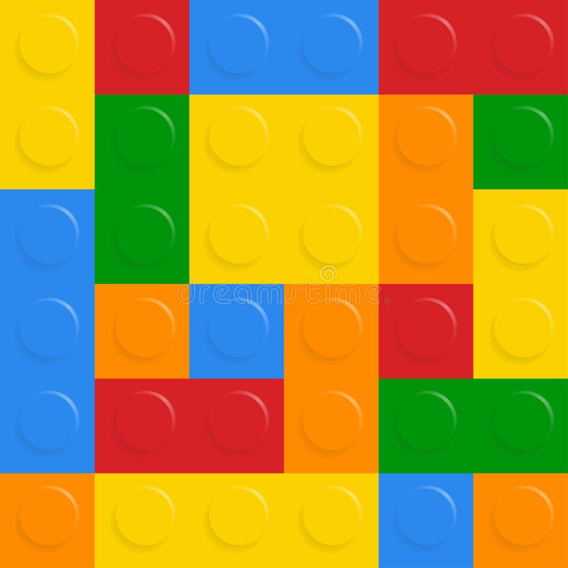 Do Your Self Set of Lego Blocks in Isometric View Stock Vector ...