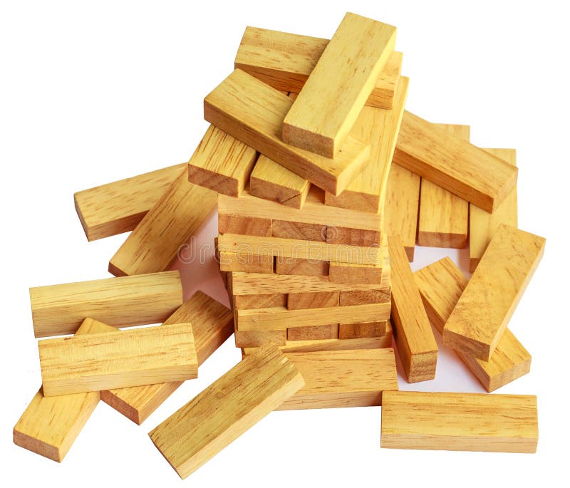 Block of Wood, Isolated. Conceptual Stock Photo - Image of conceptual ...
