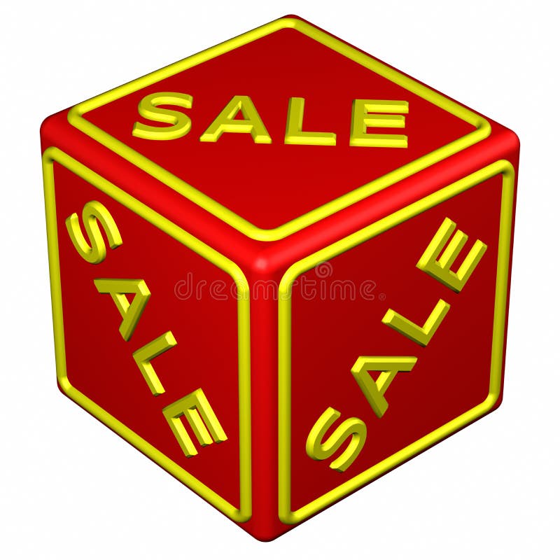 Block with word sale stock illustration. Illustration of concepts ...
