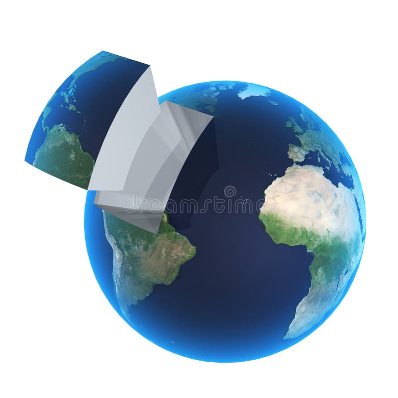 Block of world stock illustration. Illustration of american - 2929316