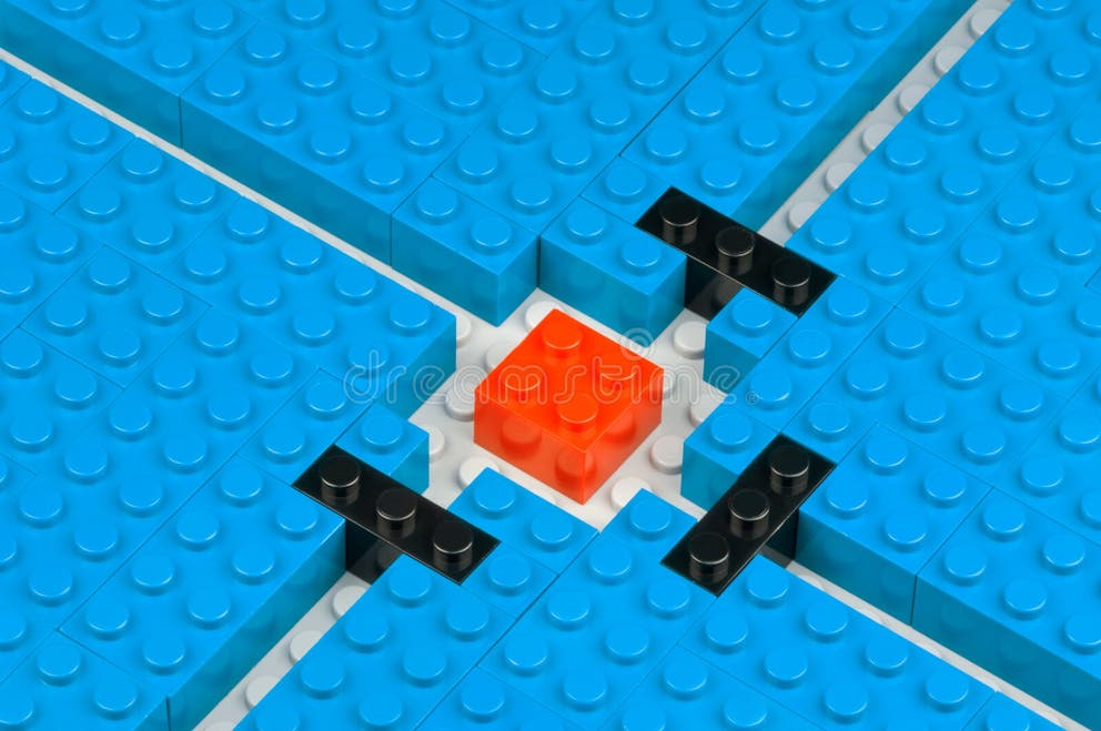 Blockade stock photo. Image of balk, barricade, blue - 10463742