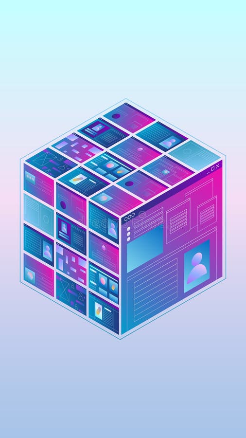 Vertical Blockchain Stock Illustrations – 407 Vertical Blockchain Stock ...