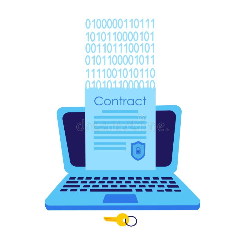 Smart Contract Lock Stock Illustrations – 314 Smart Contract Lock Stock ...