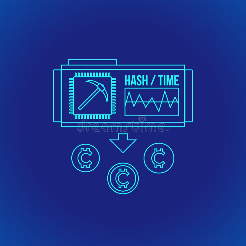 Blockchain Distributed Ledger Technology Illustration Stock Vector ...