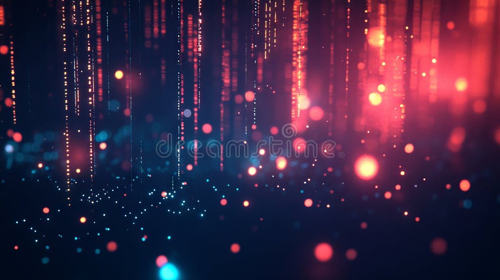 Blockchain Idea. Binary Code for Big Data Showcasing Advanced ...