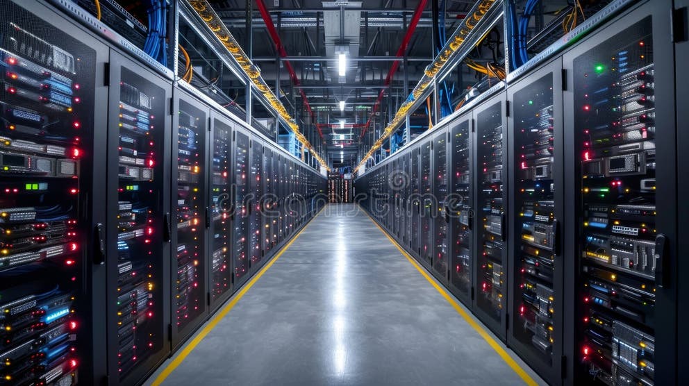 Blockchain Infrastructure, Symbolizing Blockchain Networks Decentralized Backbone, an Empty ...