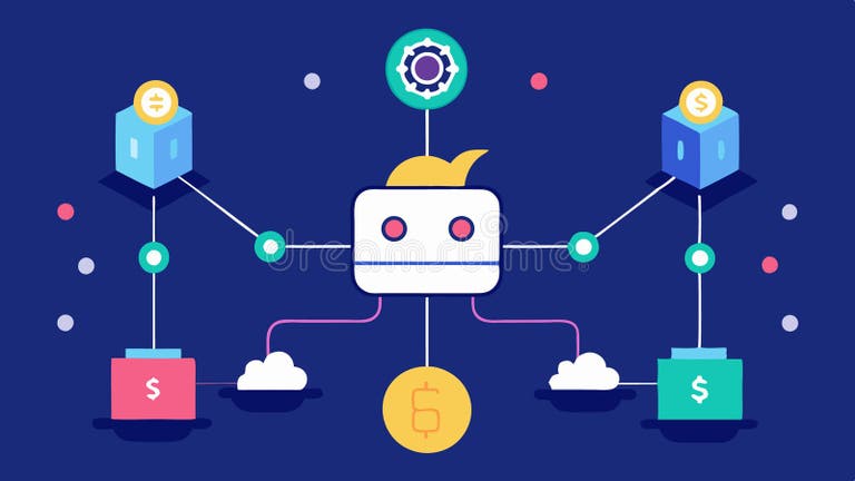 Blockchain Integration a Digital Ledger with AI Nodes Processing ...