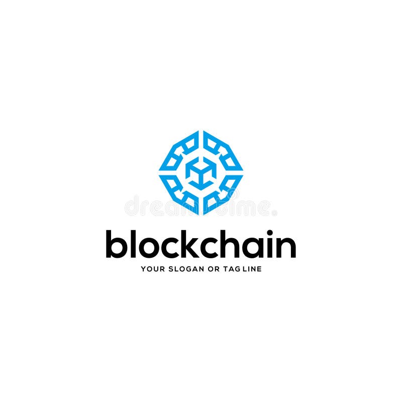 Blockchain Logo Design Vector Stock Vector - Illustration of business ...