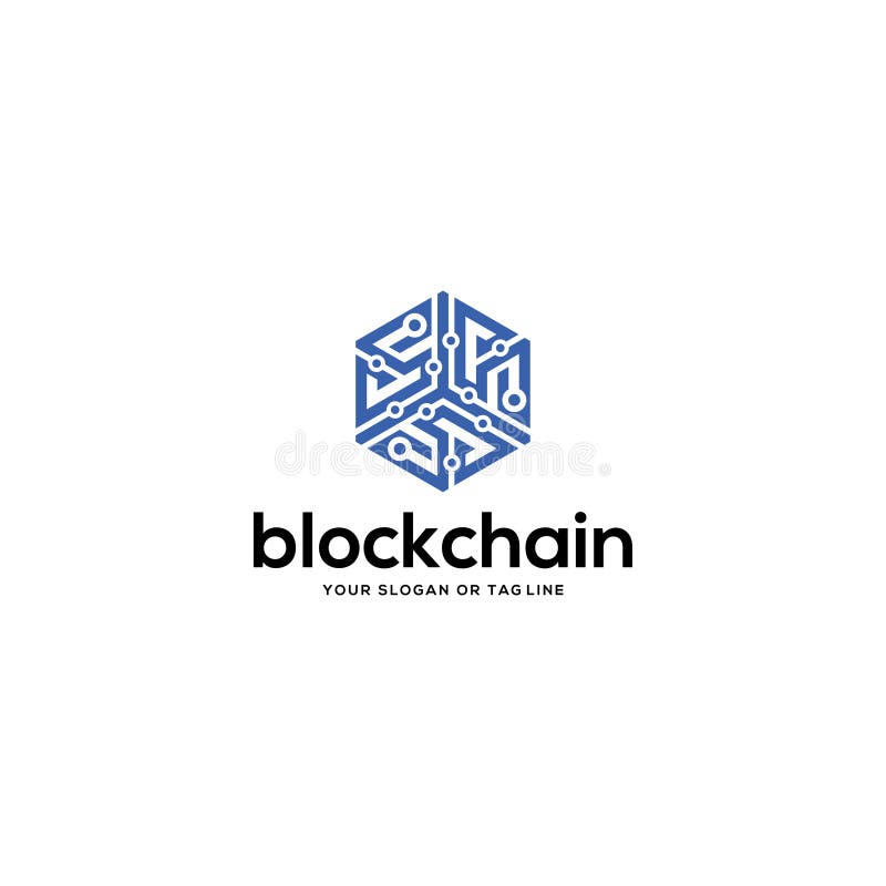 Blockchain Logo Design Vector Stock Vector - Illustration of innovation ...