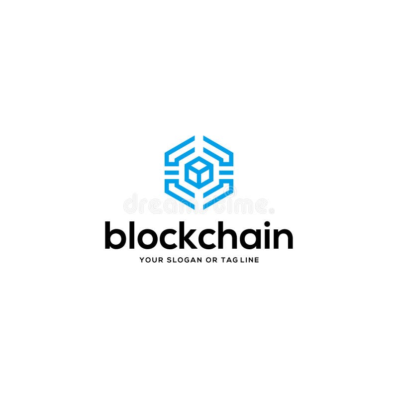 Blockchain Logo Design Vector Stock Vector - Illustration of logo ...