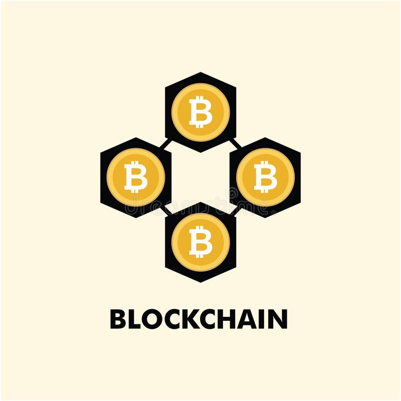 Blockchain Logo Vector Template Design Stock Vector - Illustration of ...