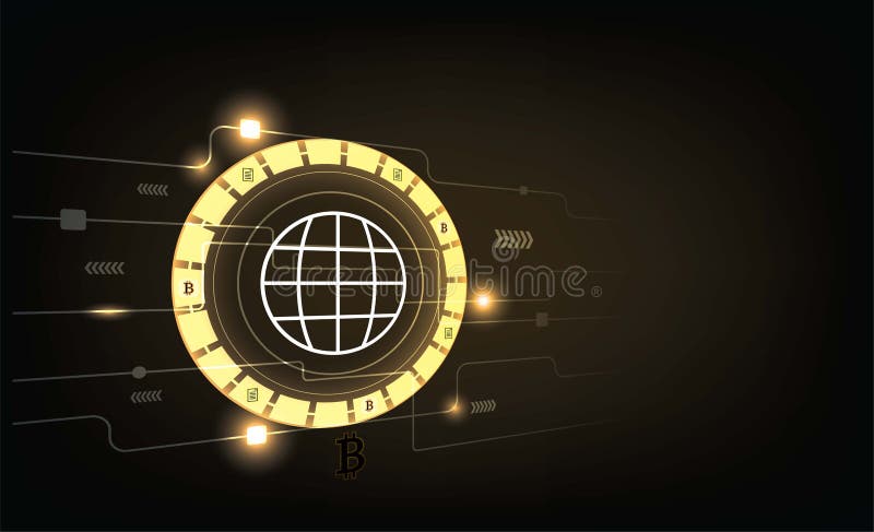 Golden Matrix Symbols, Digital Binary Code on Black Background A4 Size ...