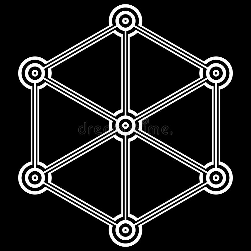 Blockchain Network. Cryptocurrency. Blockchain Technology. Isolated on ...