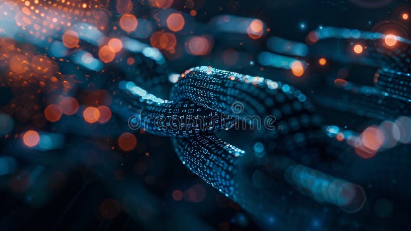 Web3 Decentralized Finance Network Blockchain Connections Stock Photos ...