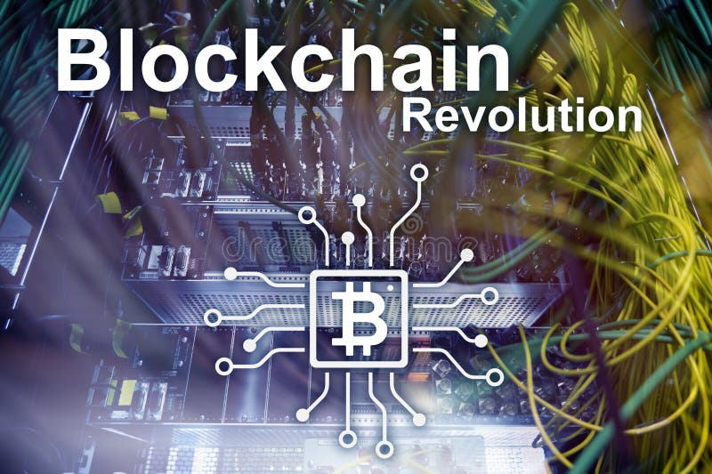 Blockchain Revolution ,Blockchain Technology Stock Illustration ...
