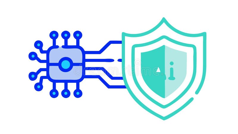 Blockchain Security Network. Decentralized Data Protection, Vector ...