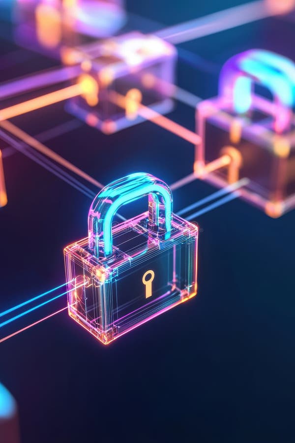 Blockchain Security is Crucial in Virtual Banking Stock Photo - Image ...