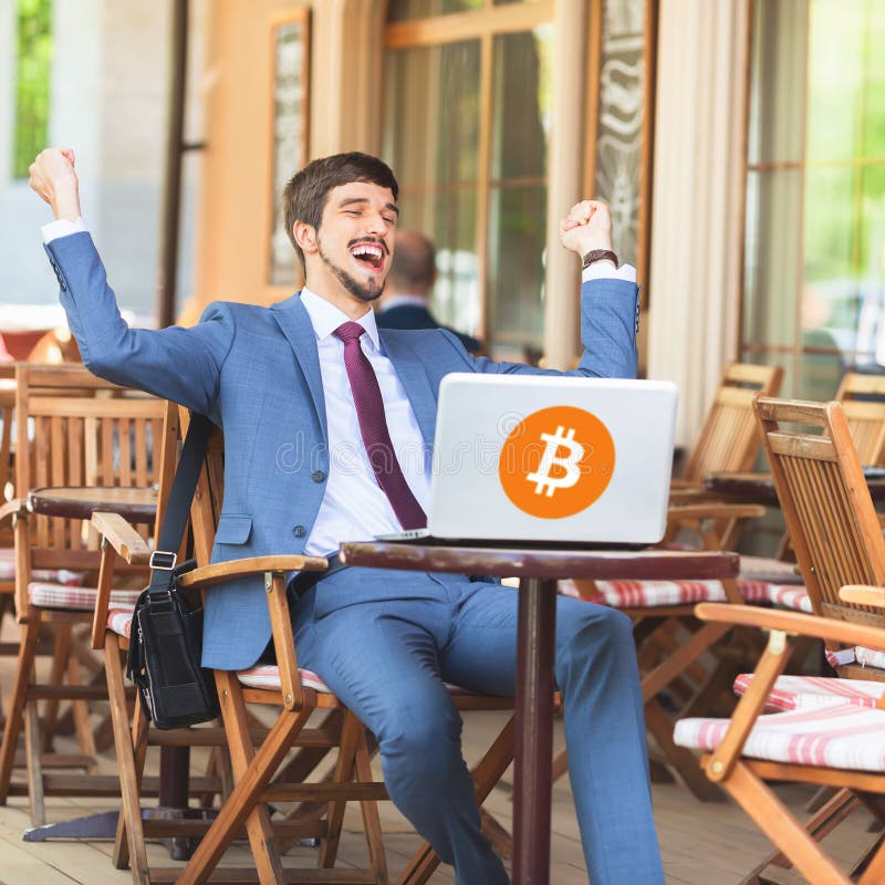 Blockchain Technology. Bitcoin Cryptocurrency Stock Photo - Image of ...