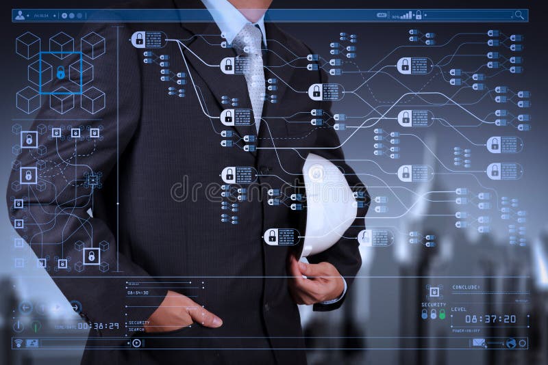 Smart engineer stock photo. Image of block, binary, fintech - 122745306