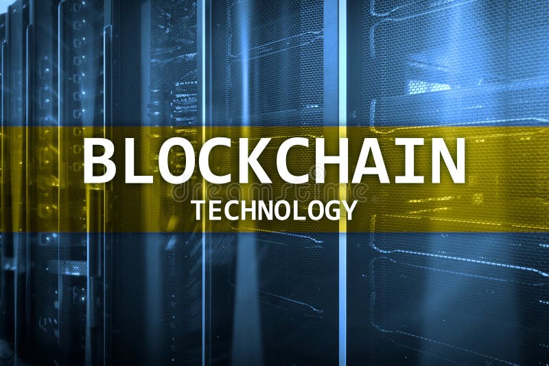 Blockchain Technology, Cryptocurrency Mining Stock Illustration ...