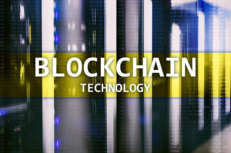 Blockchain Technology, Cryptocurrency Mining. Stock Photo - Image of ...