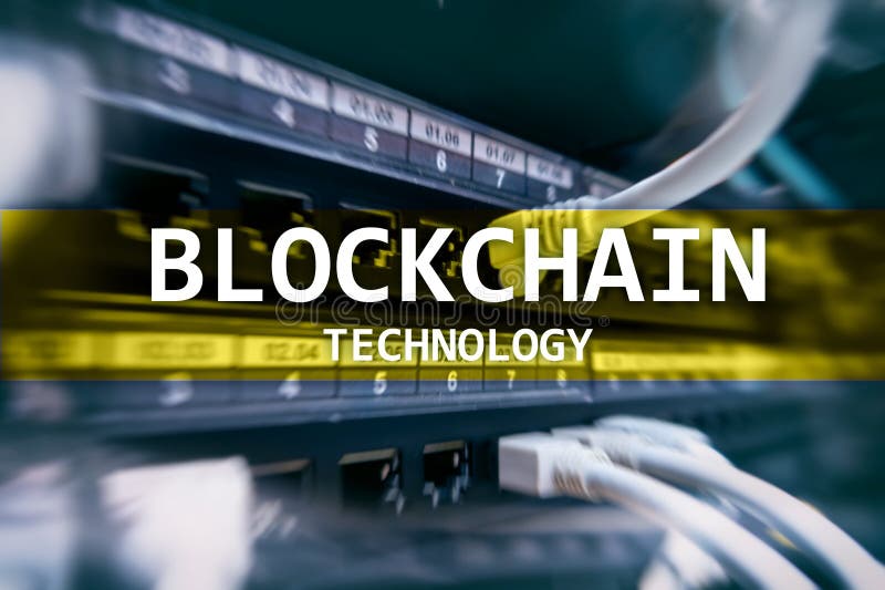 Blockchain Technology, Cryptocurrency Mining. Stock Image - Image of ...