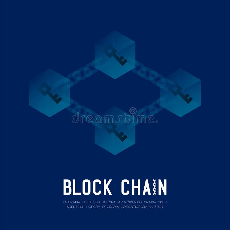 Blockchain Technology 3D Isometric Virtual, Login System Offline Stock ...